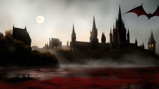 SamDoesArt, vampire castle, gothic architecture, dir... | OpenArt