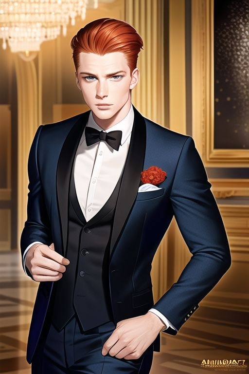 SamDoesArt, a guy, man, manly, muscular, ginger hair...