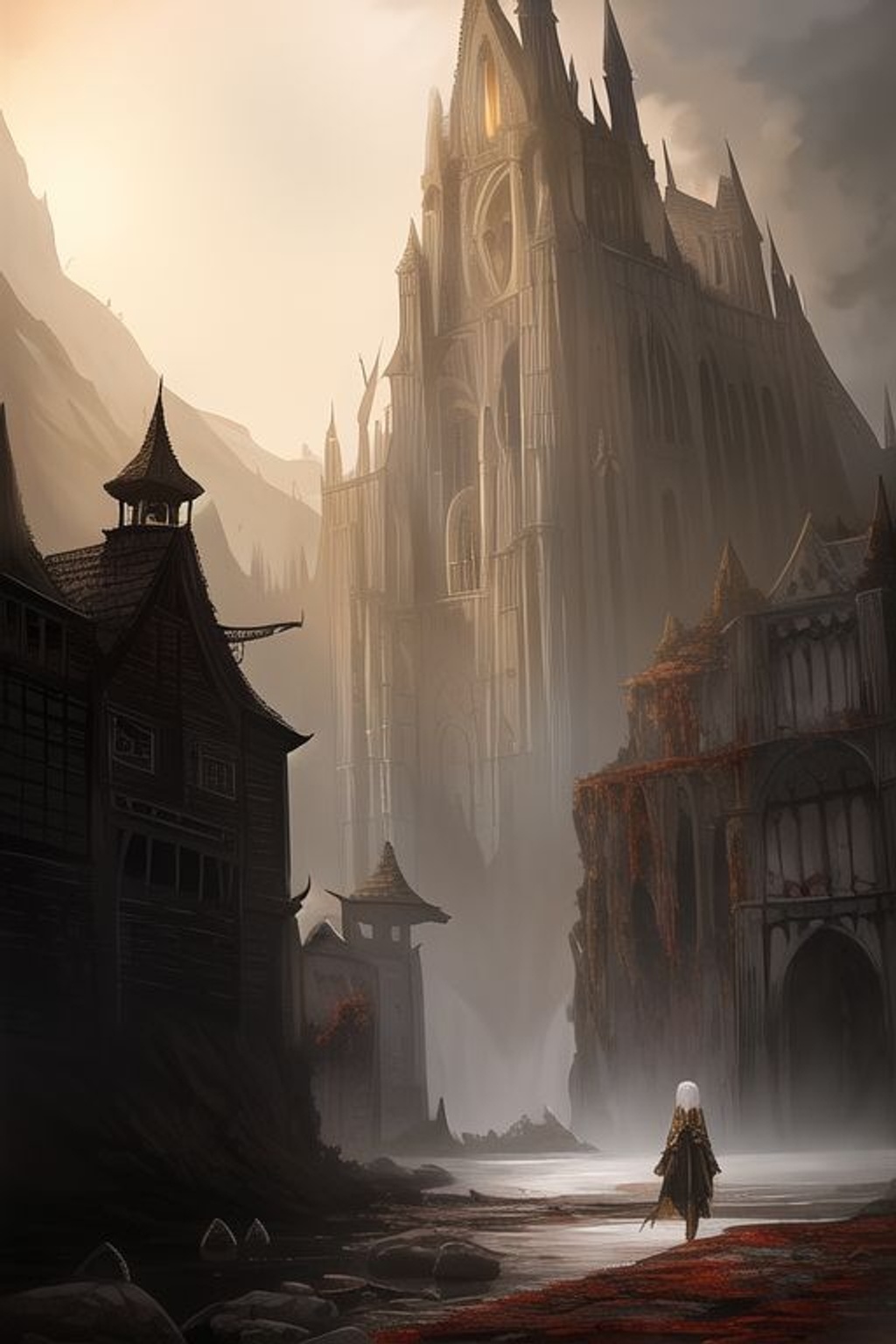 SamDoesArt, a girl, white hair, yellow eyes, freckle... | OpenArt