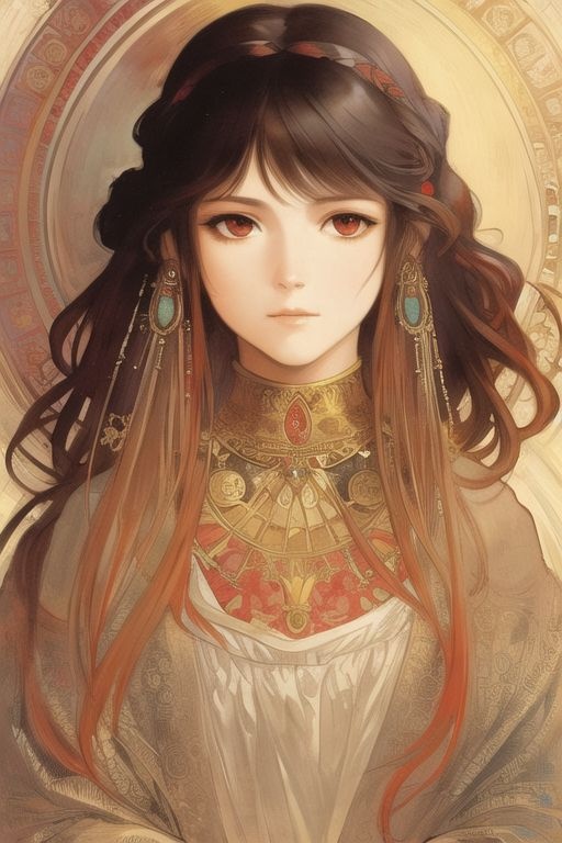 SamDoesArt, a girl, portrait, detailed face, red eye... | OpenArt