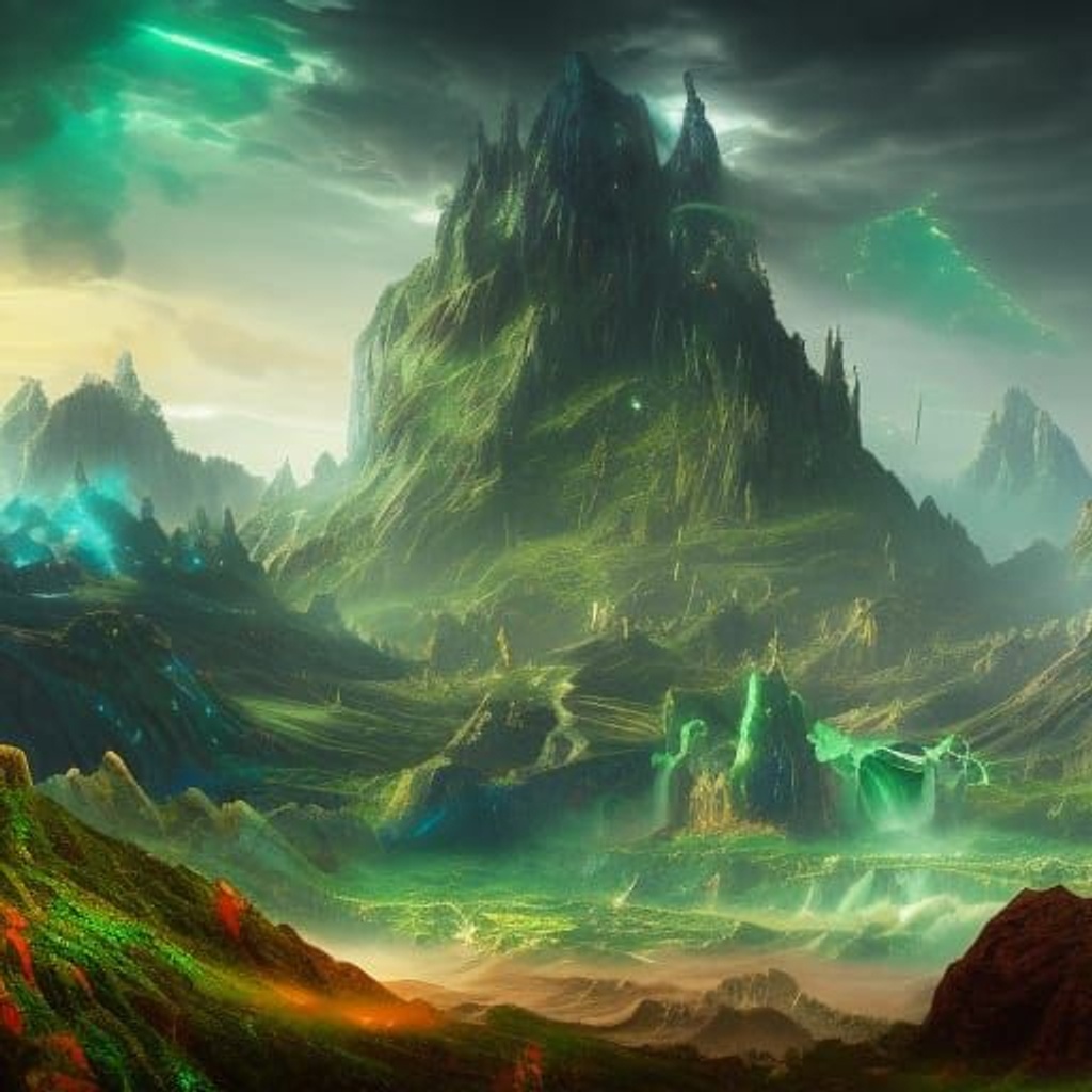 A futuristic sci-fi planet, 8k, lush jungle environment | OpenArt