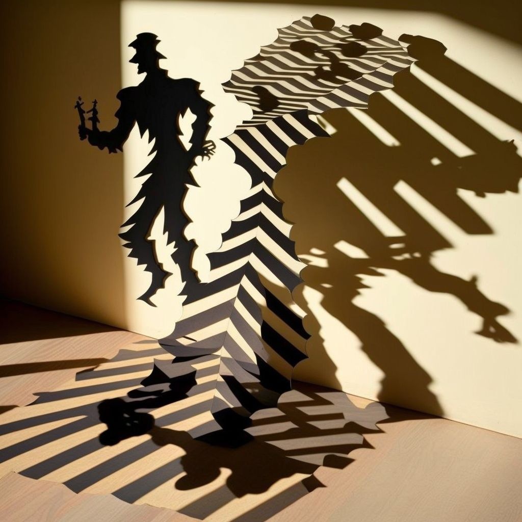 optical shadow illusion