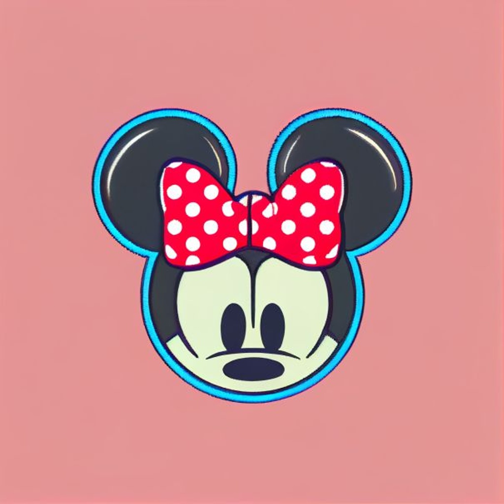 Handdrawn Mickey mouse face | OpenArt