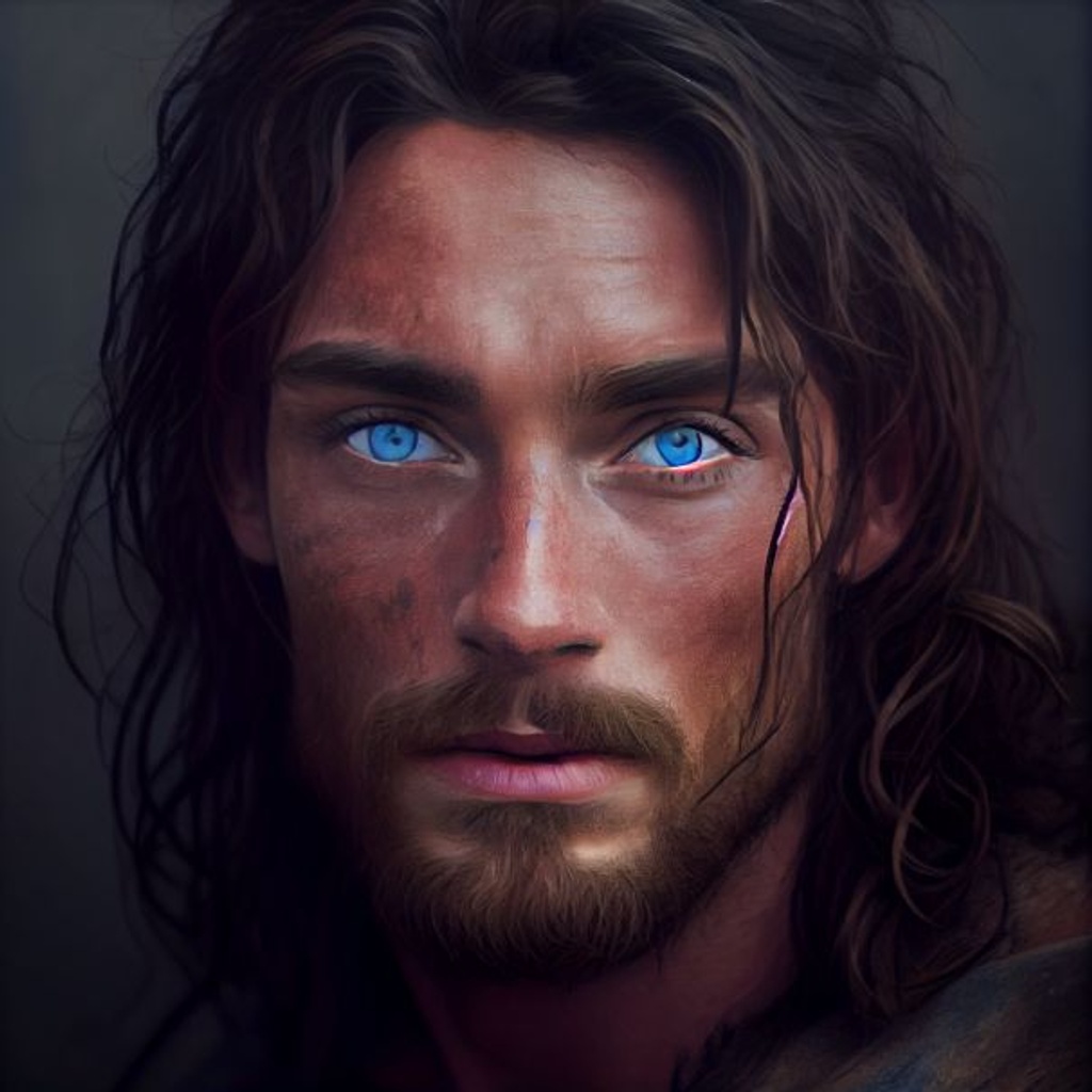 Jesus Aragon From Lord Of The Rings Bright Blue E 