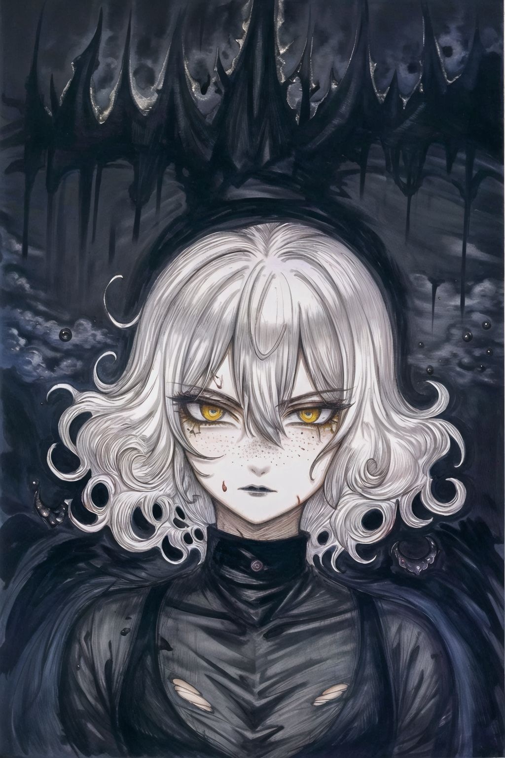 SamDoesArt, dungeon, dark atmosphere, ruined walls,... | OpenArt