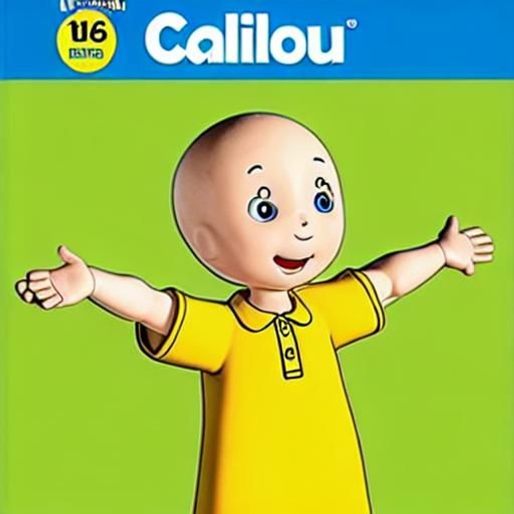 caillou in a forest, photo | OpenArt