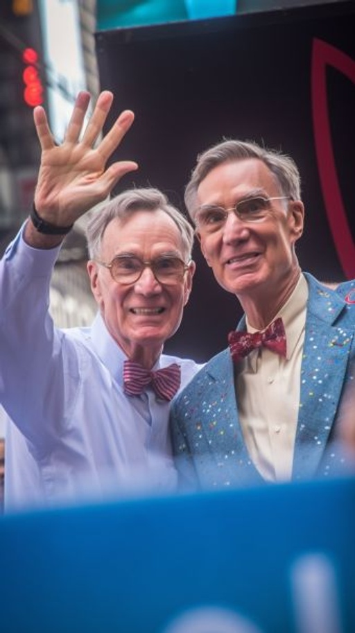 Two of the world's most beloved icons, Mr. Rogers an... | OpenArt