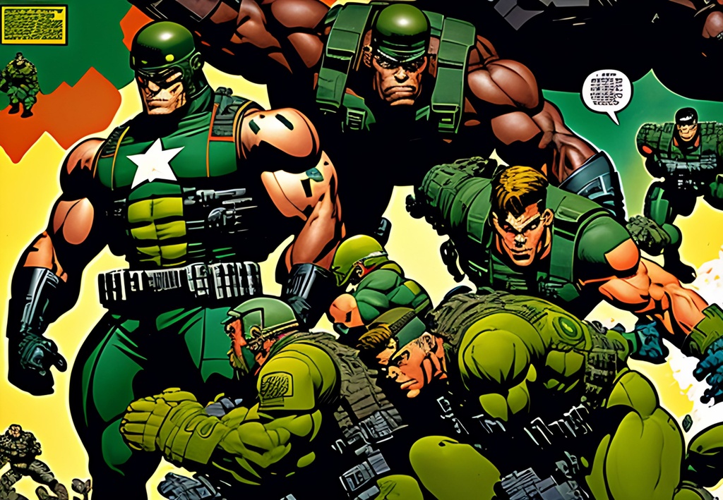 Combat Comic Book series # 131 | OpenArt