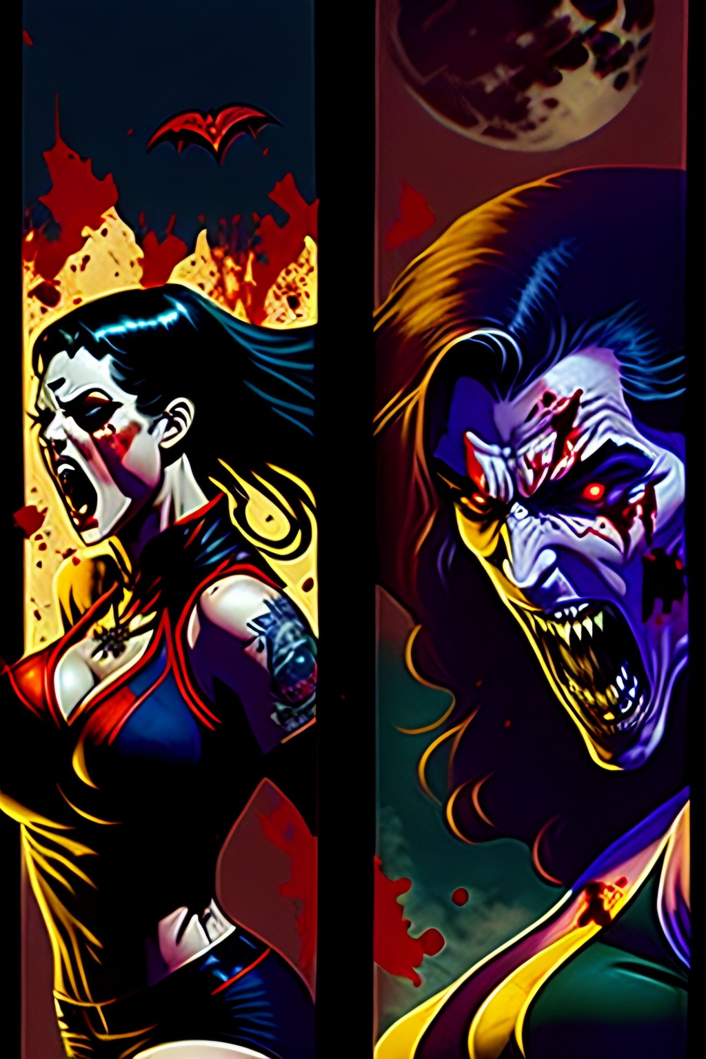 Vampire Comic Book series # 68 | OpenArt