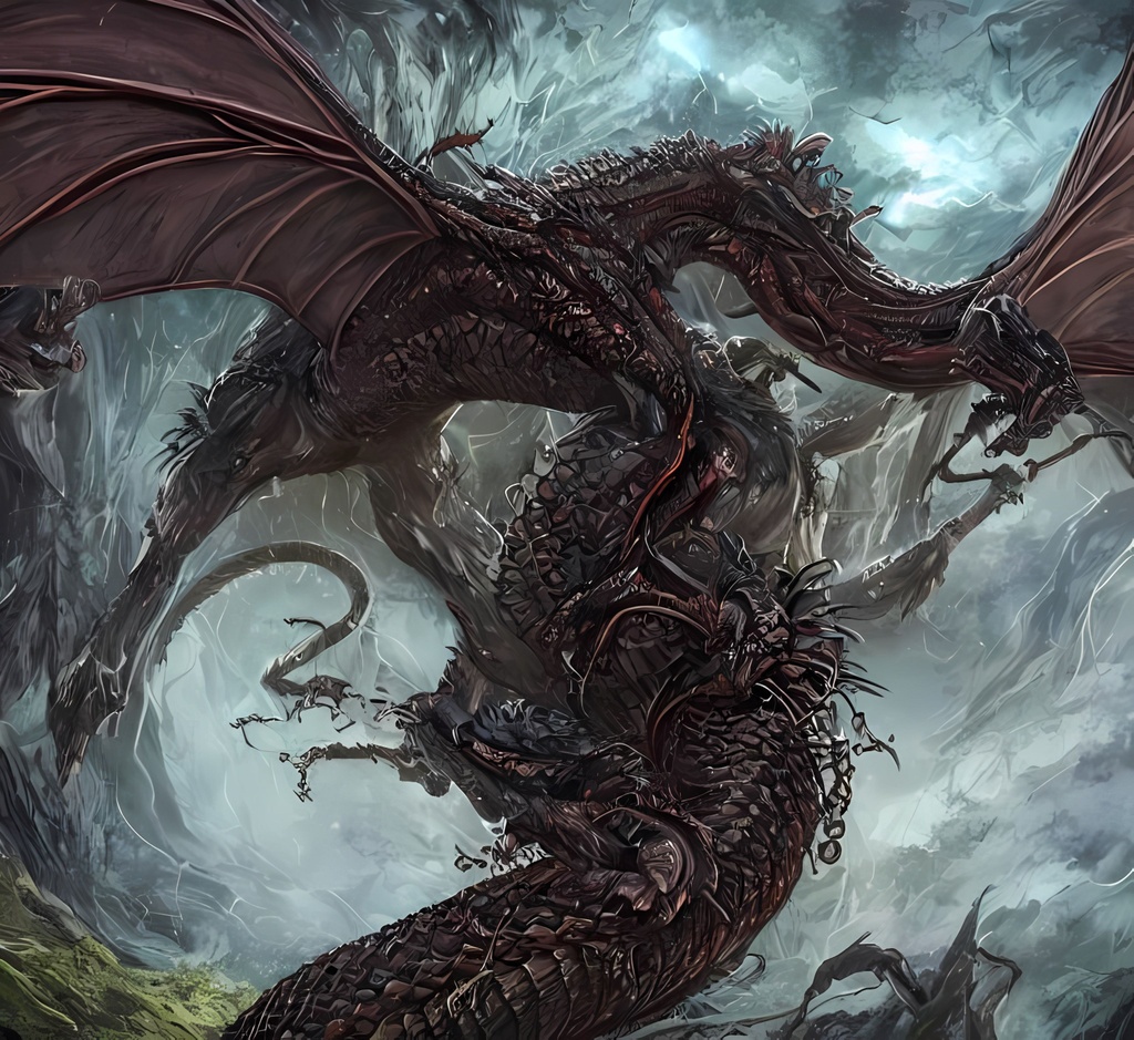 long black basilisk, timelord, legendary | OpenArt