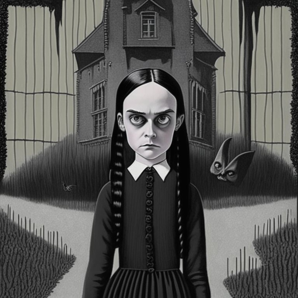 Wednesday (New Yorker Cover) | OpenArt