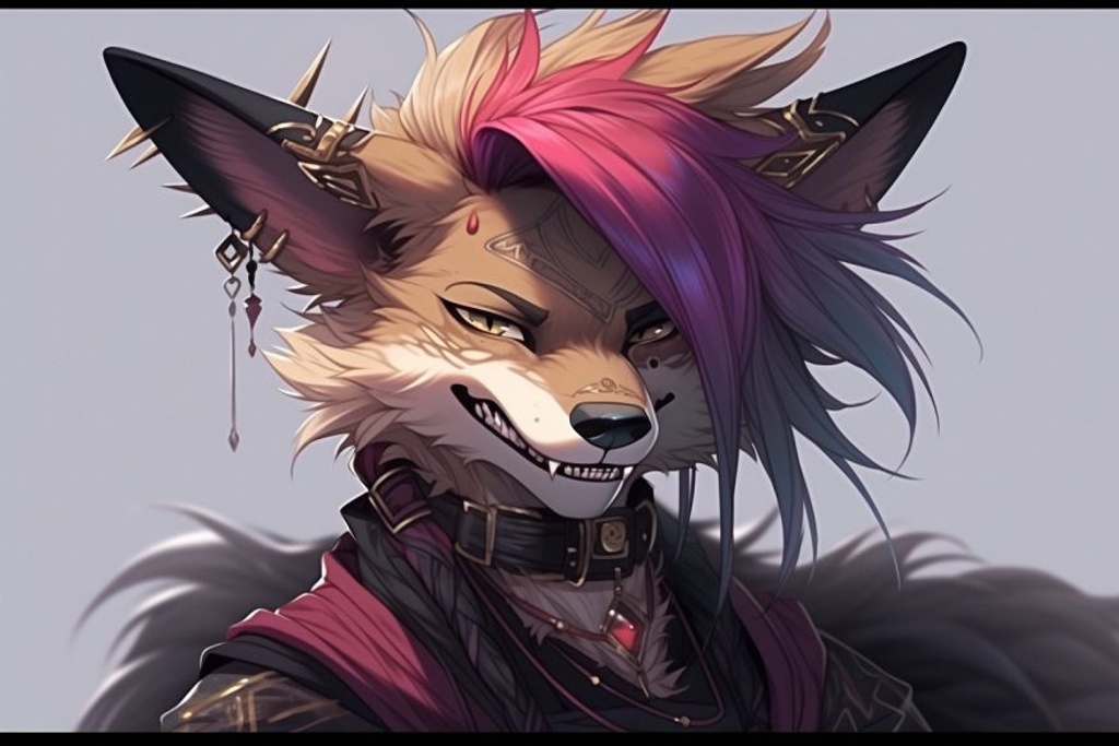 a very detailed and realistic image of a jackal furr... | OpenArt
