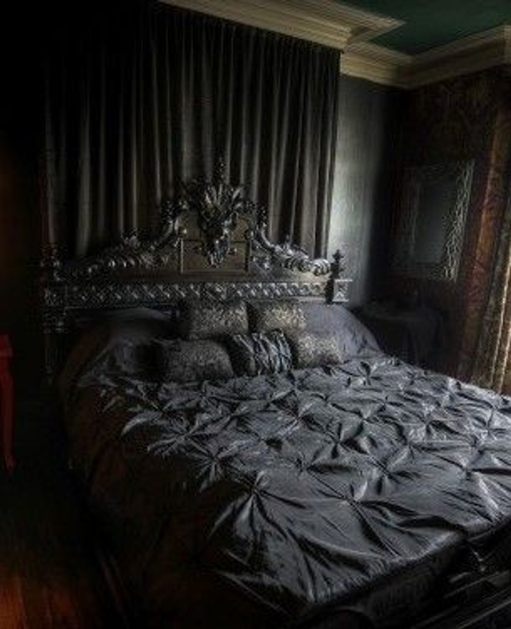 eldritch shadows ghosts in a room of a haunted house