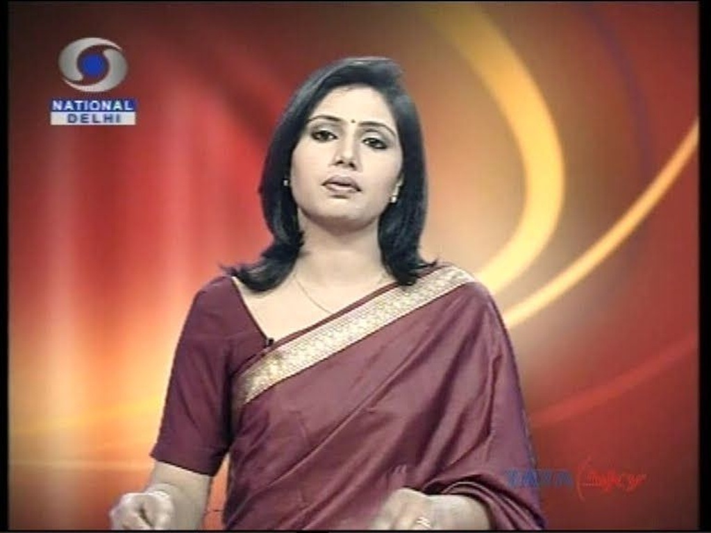 indian news reader, news presenter, straight head, l...