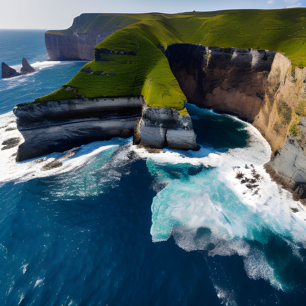 Landscape, huge cliff