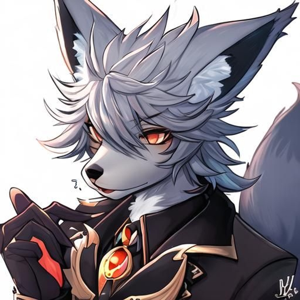 furaffinity art of an anthropomorphic fox male | OpenArt