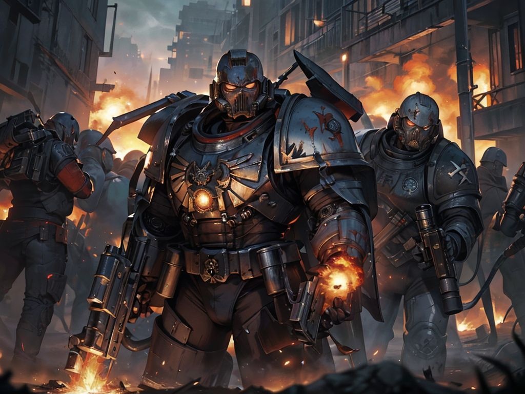 Space Marine Terminator Wallpaper