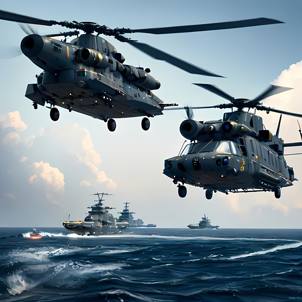 splash art, hyper detailed perfect helicopters. yel...
