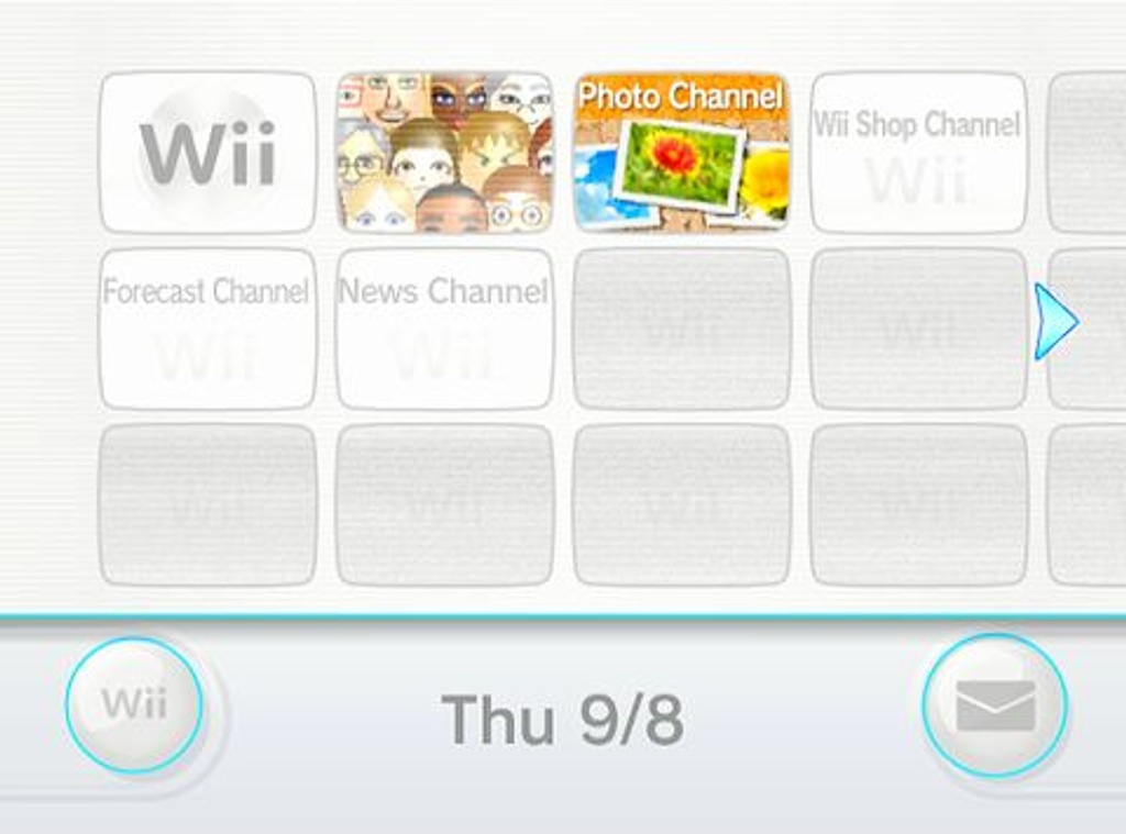Wii menu