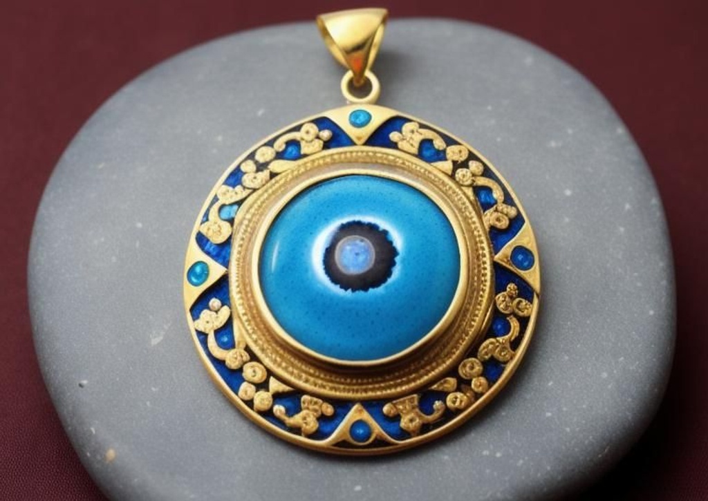 Blue eye talisman | OpenArt