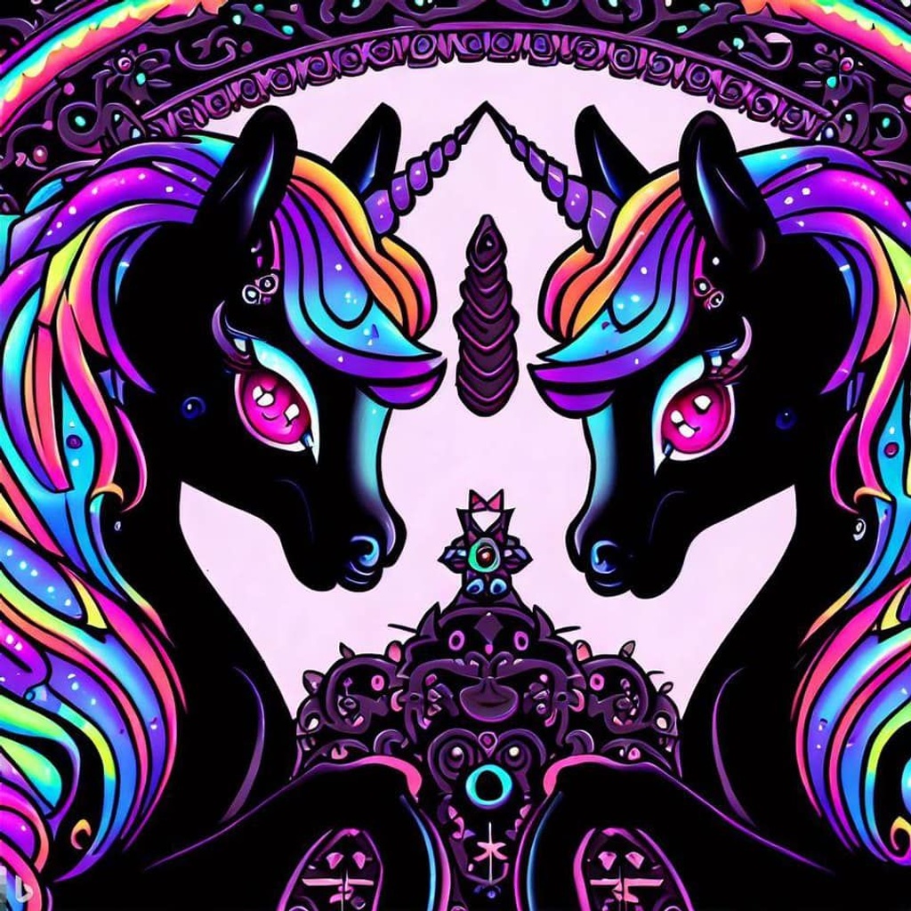 Barbie {BAPHOMET} illustration, vector, extremely de...