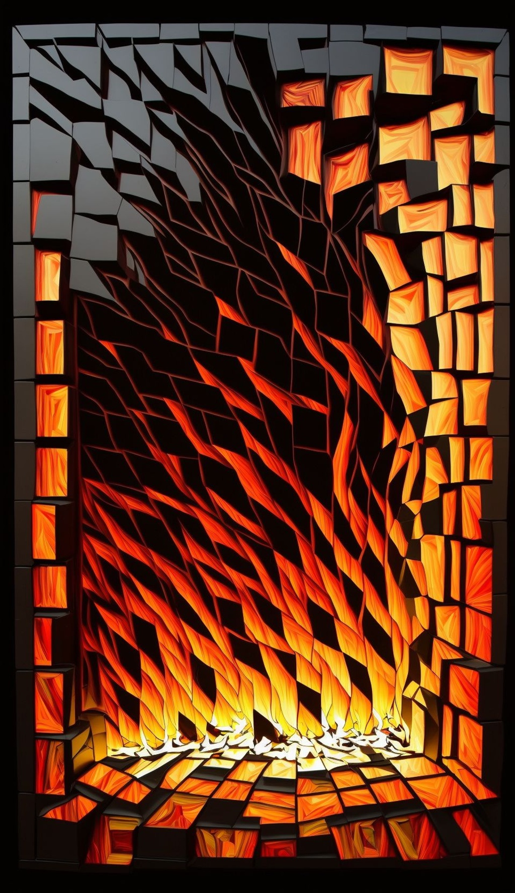 Esquel Pallasite slice | OpenArt