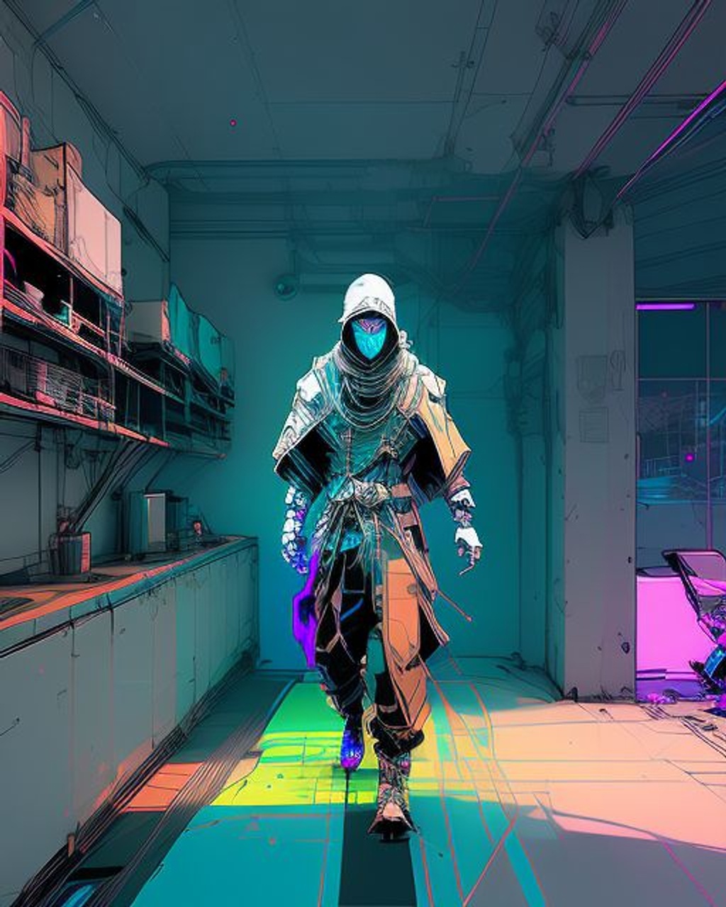 Hyper realistic, Unreal engine, Ink punk style, Chri... | OpenArt