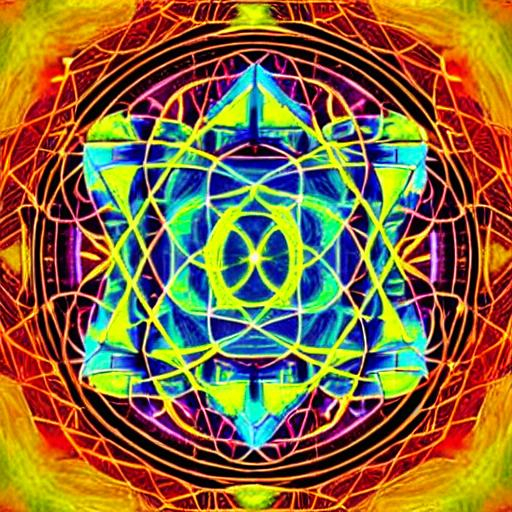 Sacred geometry helical shapes