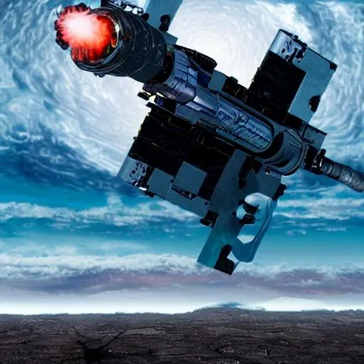 large weapon in space