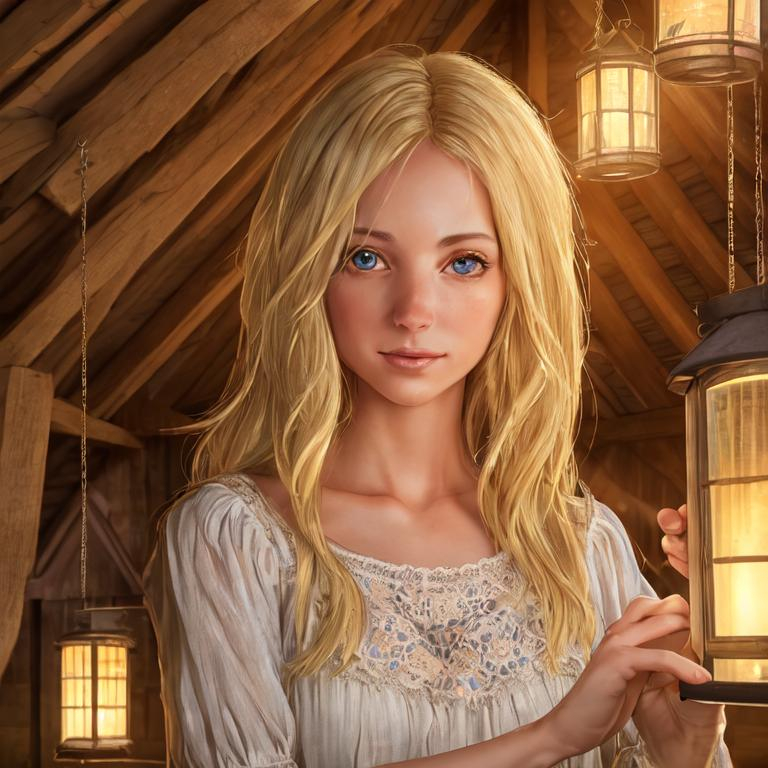 A photo realistic fantasy alluring astrophysicist wo...