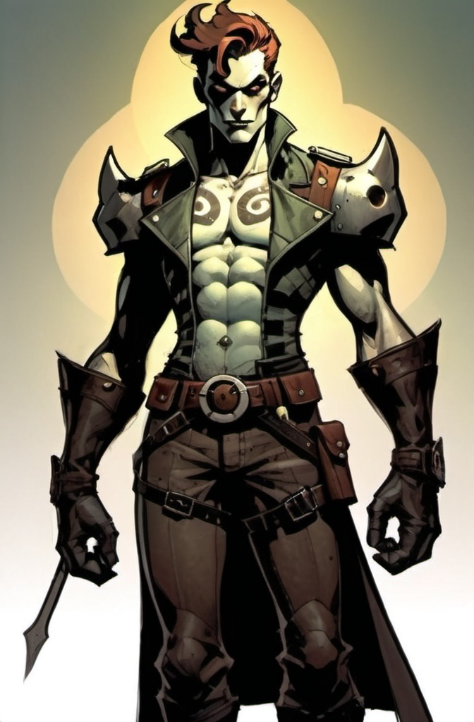 Demigod, 7ft tall, with the power of toon force and...