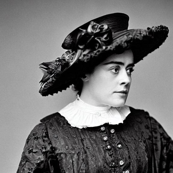 Photo realistic portrait of Jennie Jacques as Annie... | OpenArt