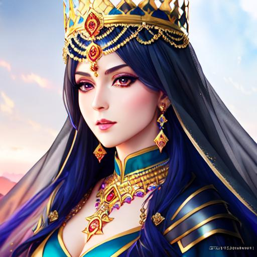 #3238 woman as Queen of Sheeba , anime Character Des... | OpenArt