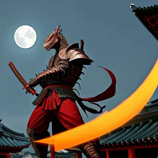 komodo-dragon-mutant-sensei-samurai-armour-wielding-... | OpenArt