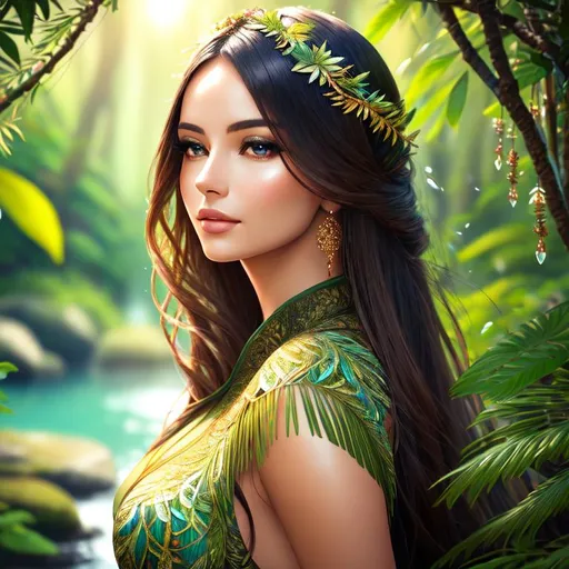 Create an image of the most beautiful woman you can...