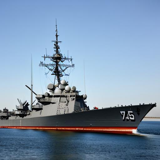 Second world war destroyer ship | OpenArt