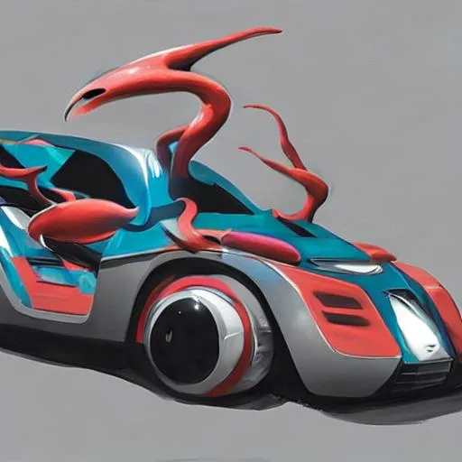 concept art of a futuristic bat car | OpenArt