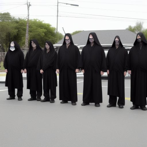 Extremely detailed Image of a satanic cult member Da... | OpenArt