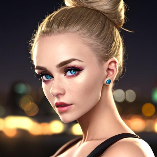 Hyper-realistic, perfect, beautiful, woman with mess... | OpenArt