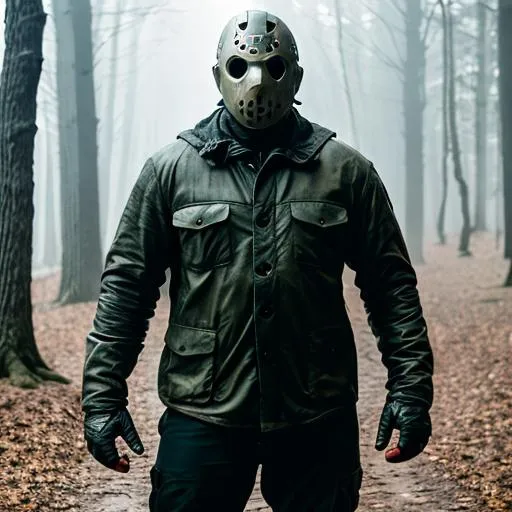 RAW photo, realistic photo of Jason Voorhees, (high... | OpenArt