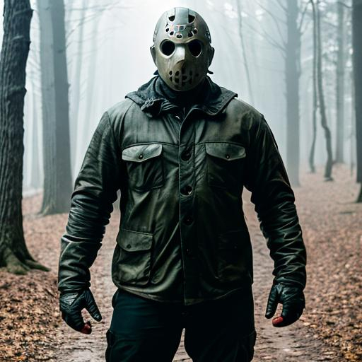 RAW photo, realistic photo of Jason Voorhees, (high... | OpenArt
