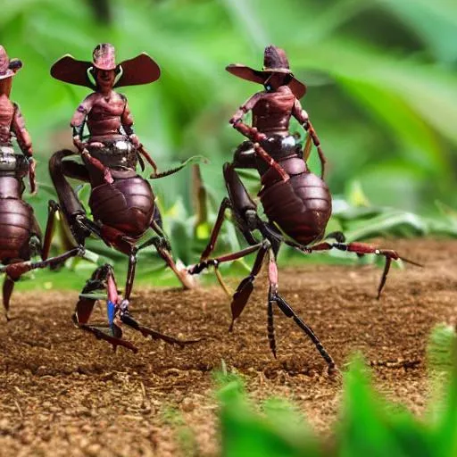 Generate: ant and human person in mountain , an... | OpenArt