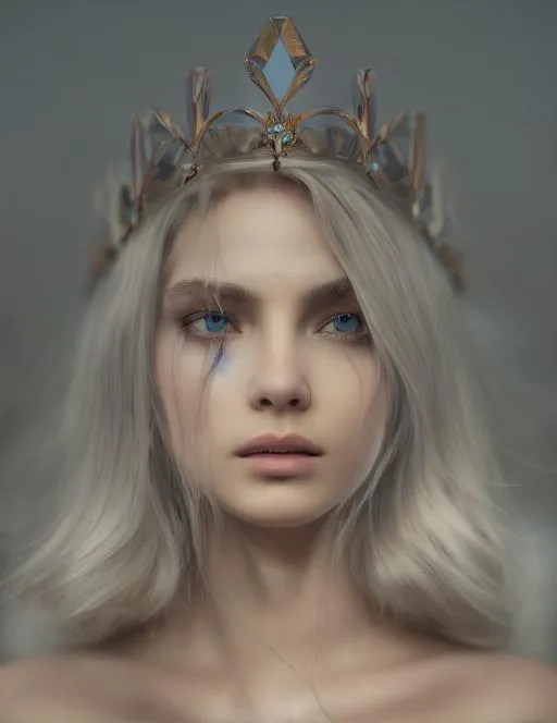 realistic photorealism digital painting of a goddess... | OpenArt