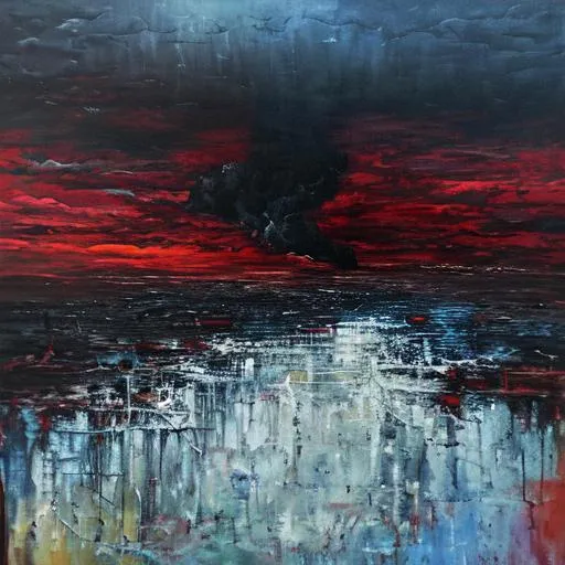 acrylic painting, intense depth of horror, impendin... | OpenArt