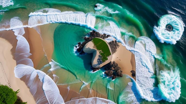 Create a hypnotic thick line graphic of the sun and...