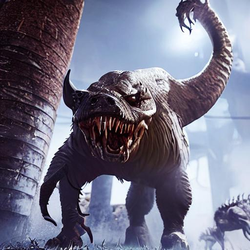 Viscous animal, unreal engine, 3d, hyperrealistic, h...