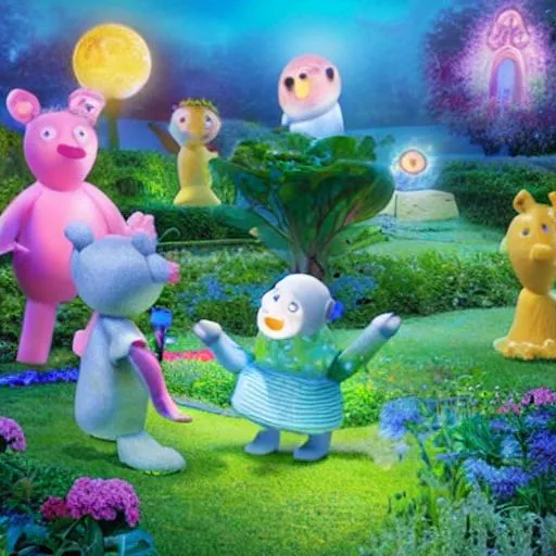 in the night garden | OpenArt