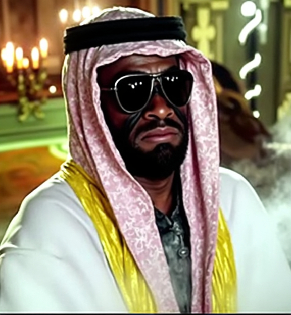 The mr black President tcoal from coffin of Andy and...