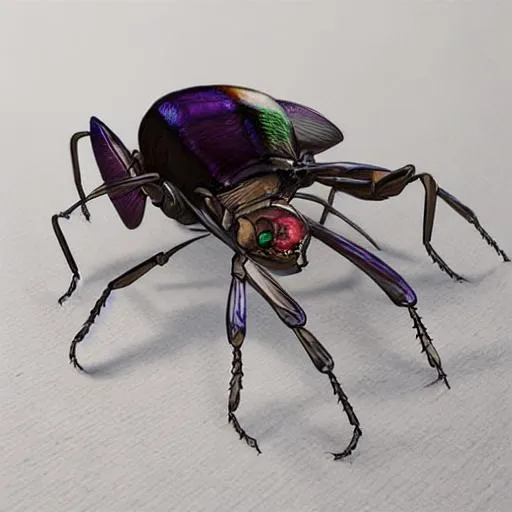 Insect, alien, hyperdetailed, UHD, Art by Hieronymus... | OpenArt