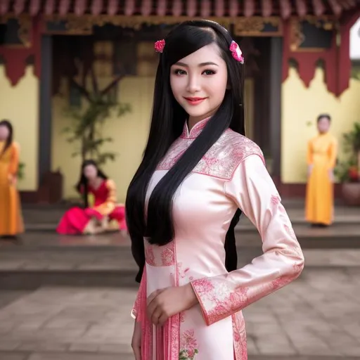 Female. Face of a JAV actress. Long dark hair. Vietn...